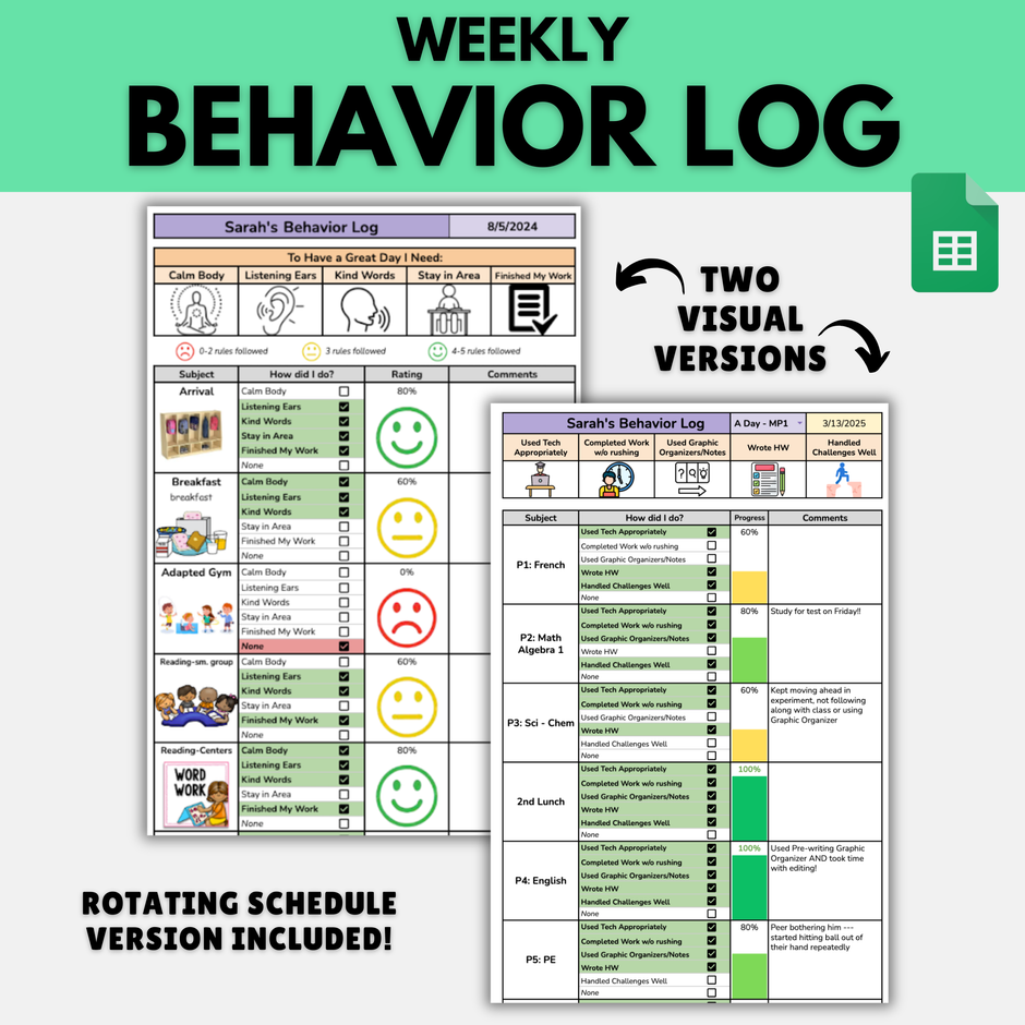 All Templates – Sheets that Teach